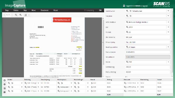 Webclient bij Scansys ImageCapture • TTM.nl