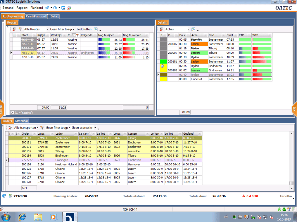 Nieuwe releases plansoftware ORTEC • TTM.nl