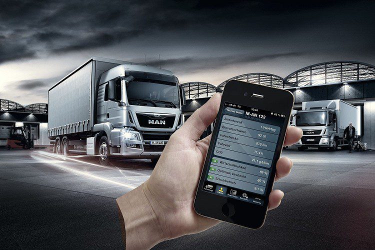 G. Dekker heeft 1000e contract MAN Telematics • TTM.nl
