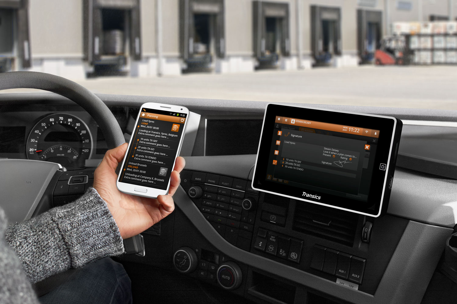 Transics breidt TX-FLEX chauffeursapp uit tot telematicatool • TTM.nl