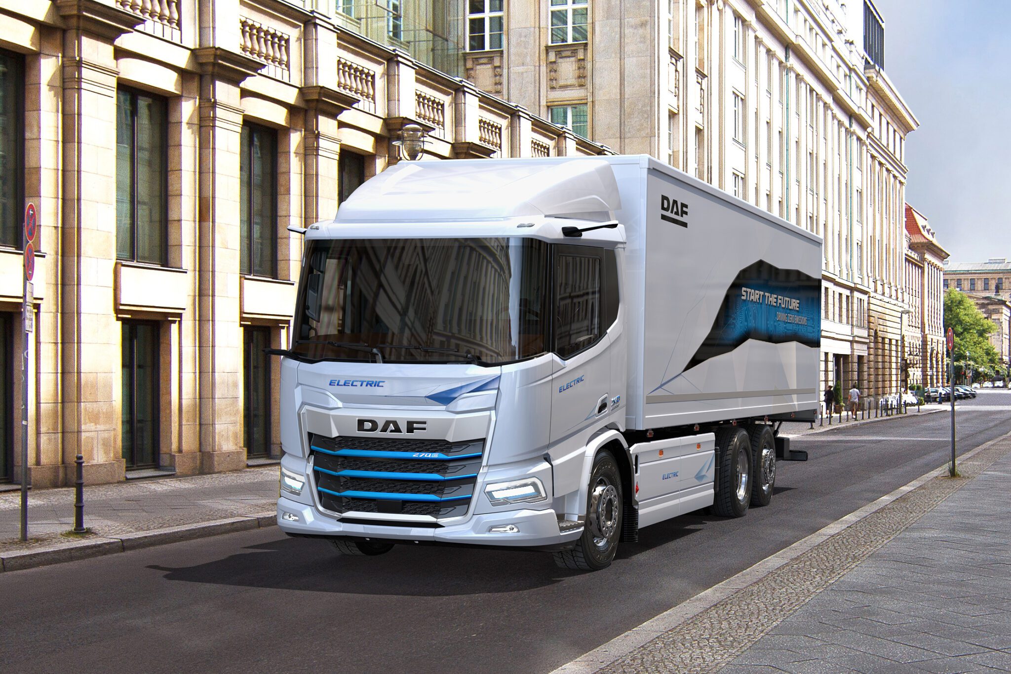DAF XD en XF Electric komen meer dan 500 kilometer ver op één ...