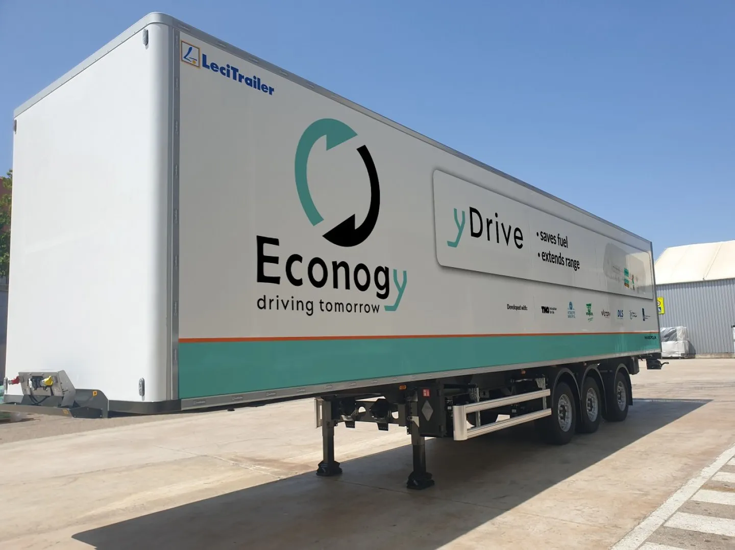 Trailer met yDrive e-as moet fors diesel besparen • TTM.nl