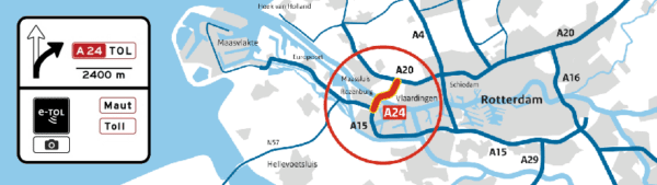 Voorkom een boete op tolweg A24: betaal automatisch of binnen 72 uur ...